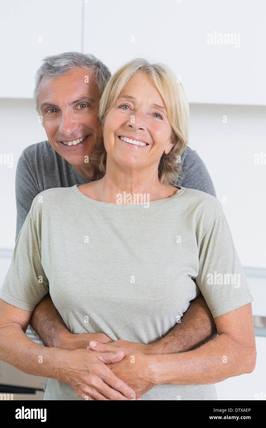 Lovely mature couple hugging Stock Photo - Alamy