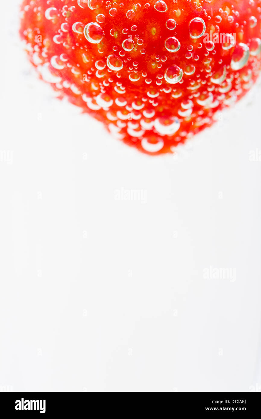 Floating strawberry hi-res stock photography and images - Alamy