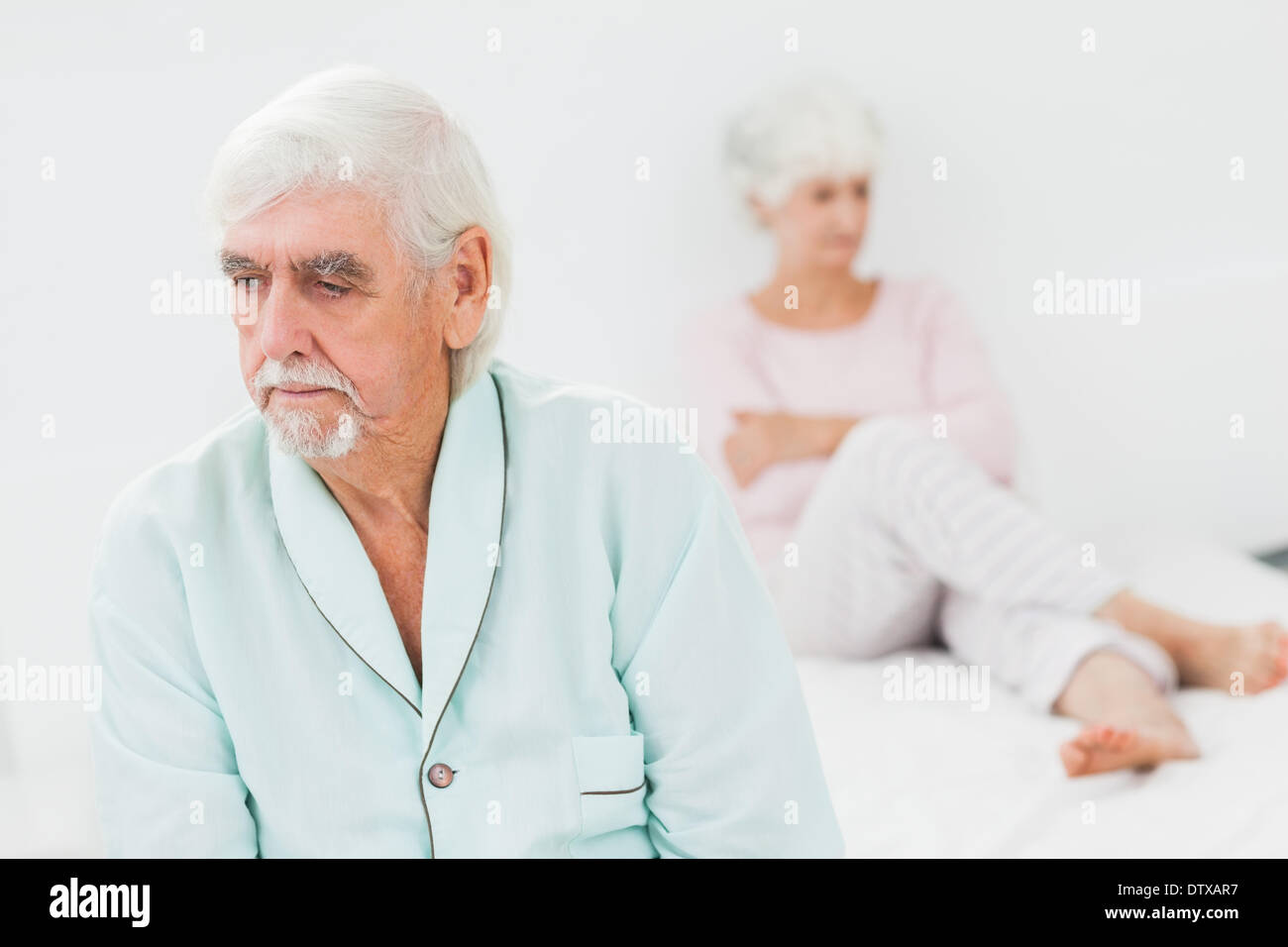 Couple not talking to each other Stock Photo - Alamy