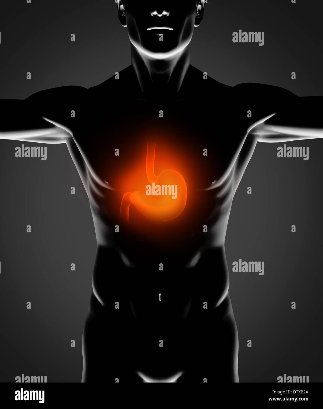 Black digital figure highlighted hi-res stock photography and images ...