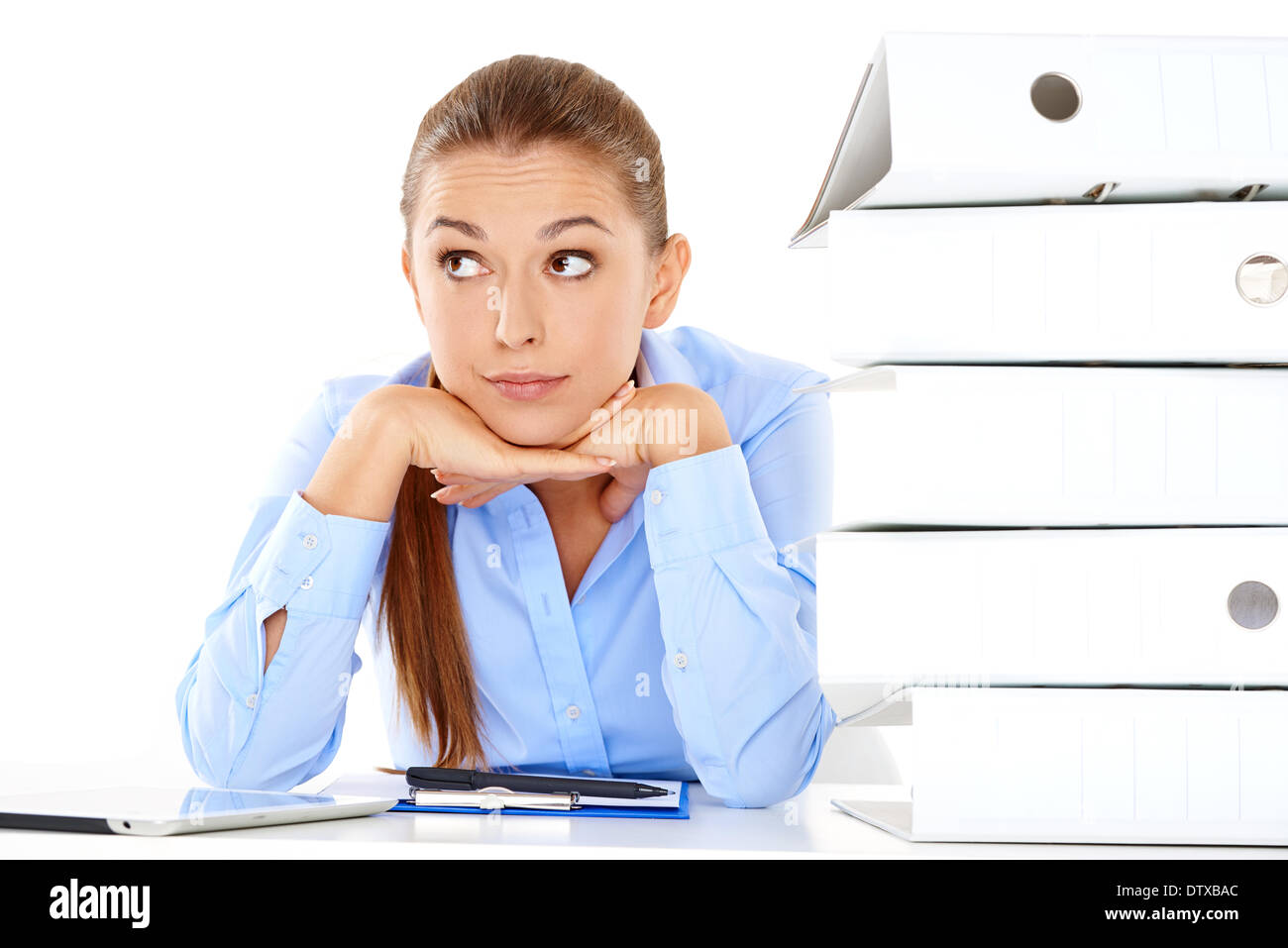 Employee overworked hi-res stock photography and images - Alamy