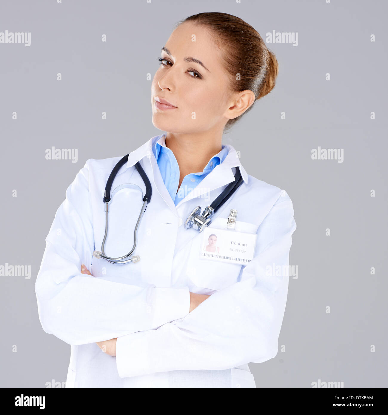 Confident young female physician hi-res stock photography and images ...