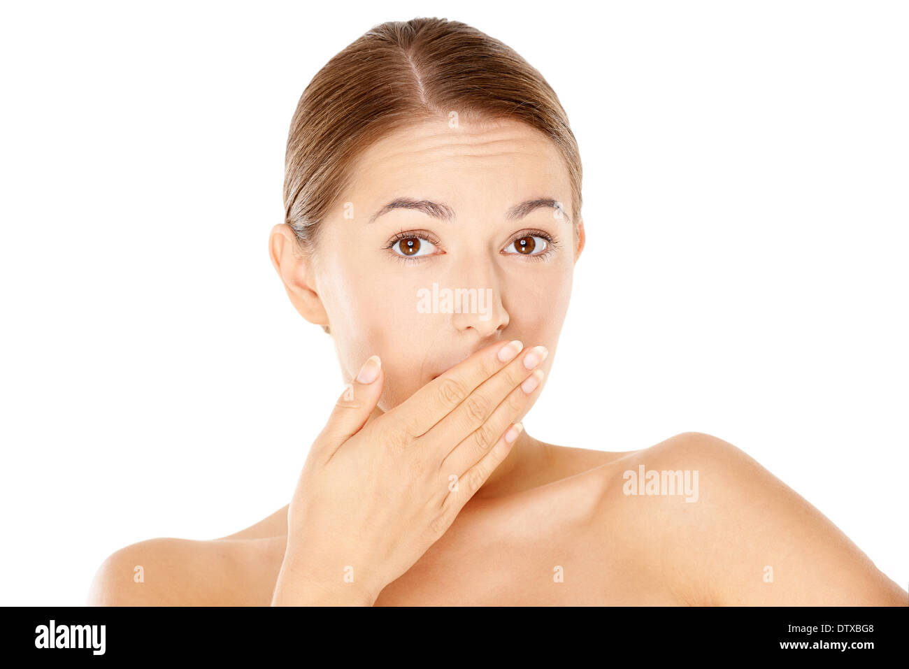 Startled girl hi-res stock photography and images - Alamy