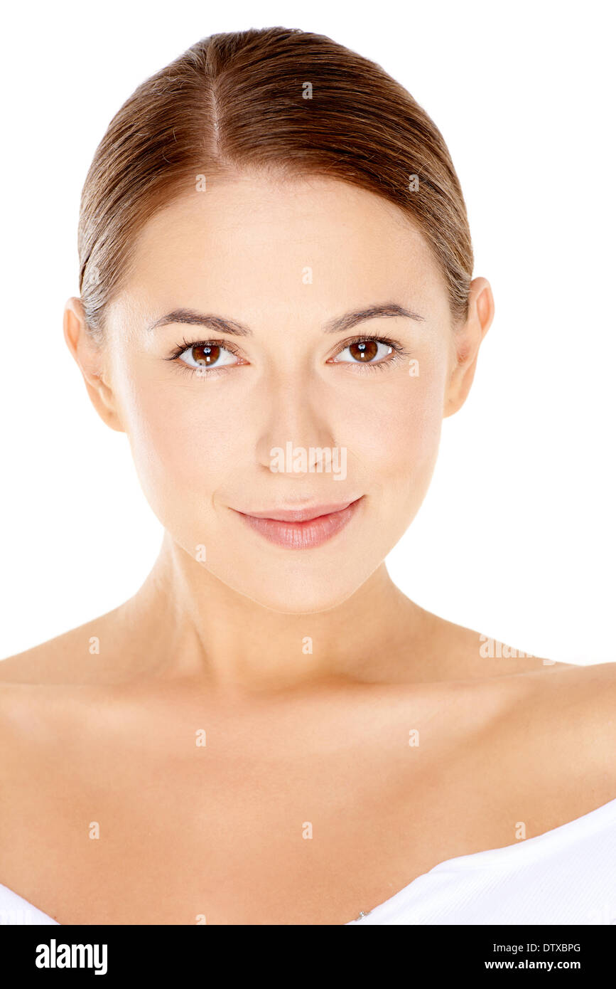 Beautiful, natural woman hi-res stock photography and images - Alamy