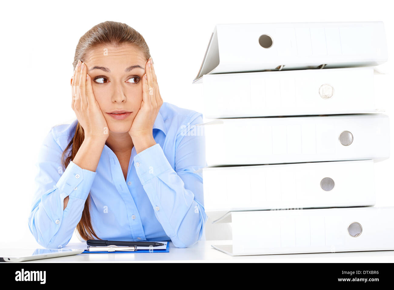 Overworked executive hi-res stock photography and images - Alamy
