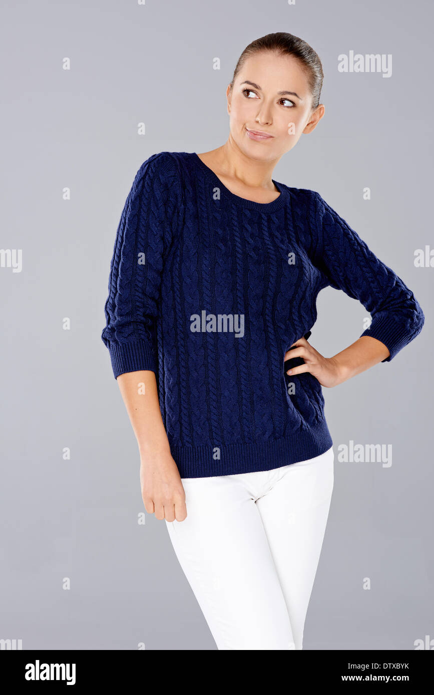 Confident sassy young woman Stock Photo - Alamy