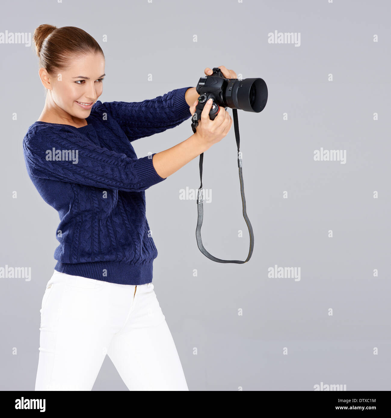 Vivacious photographer hi-res stock photography and images - Alamy
