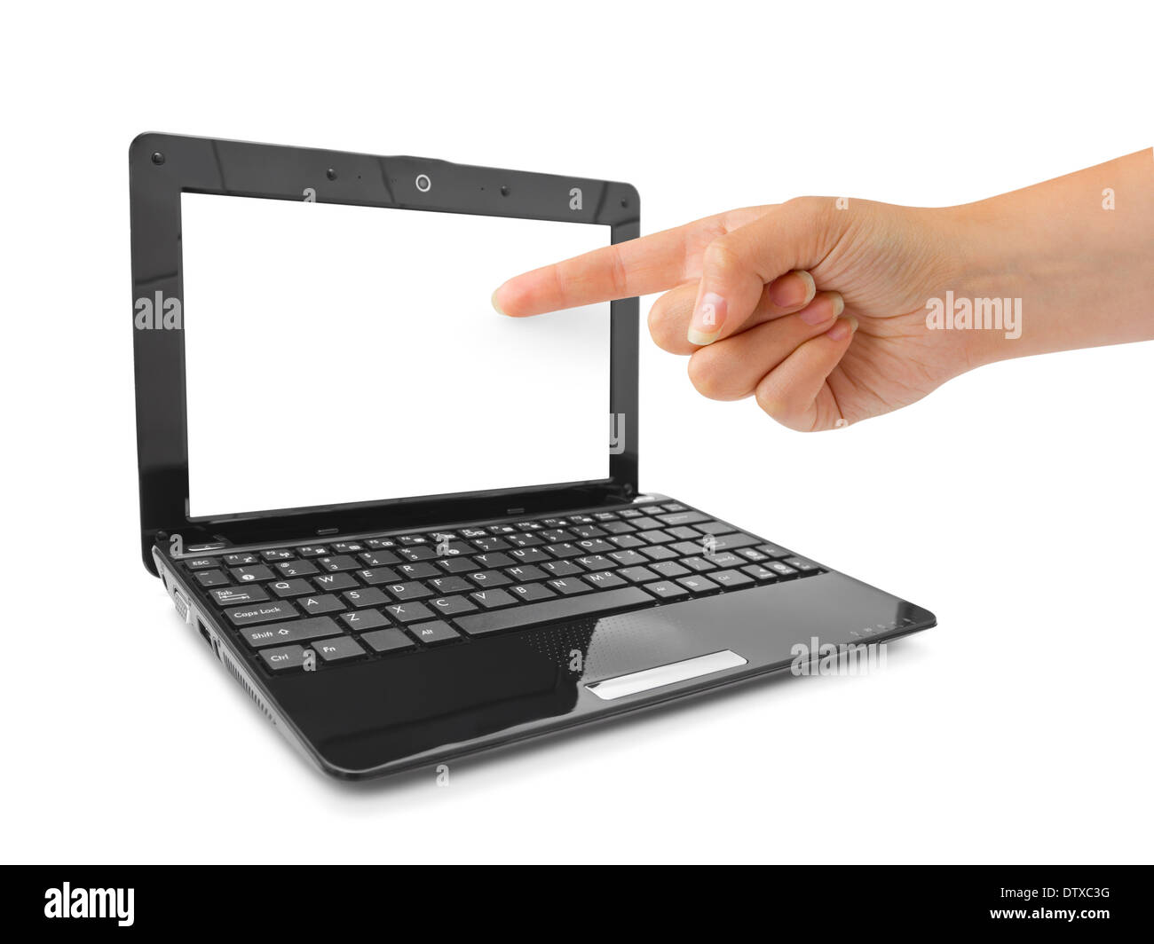 Black hand pointing Cut Out Stock Images & Pictures - Alamy