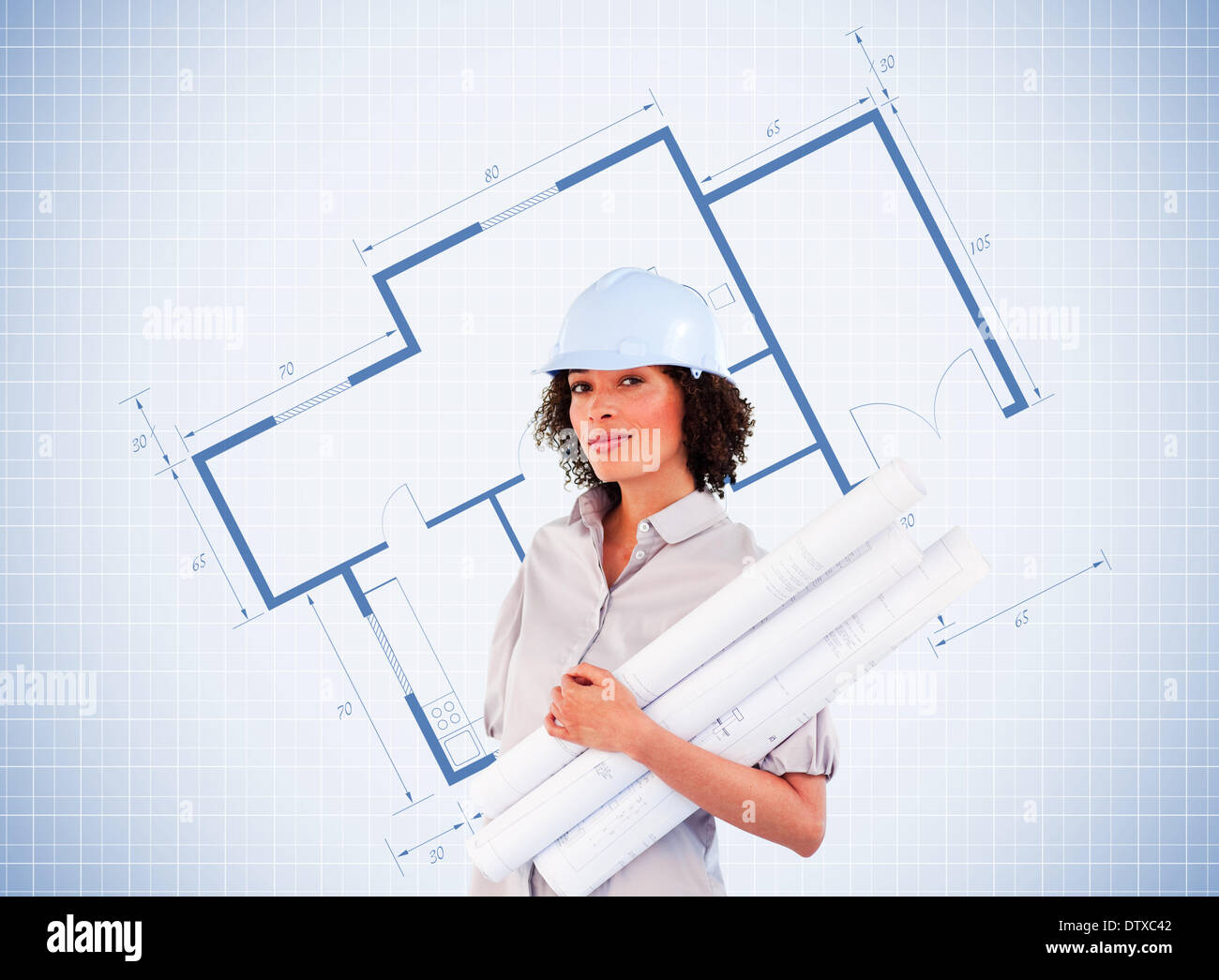 Curly hair architect hi-res stock photography and images - Alamy