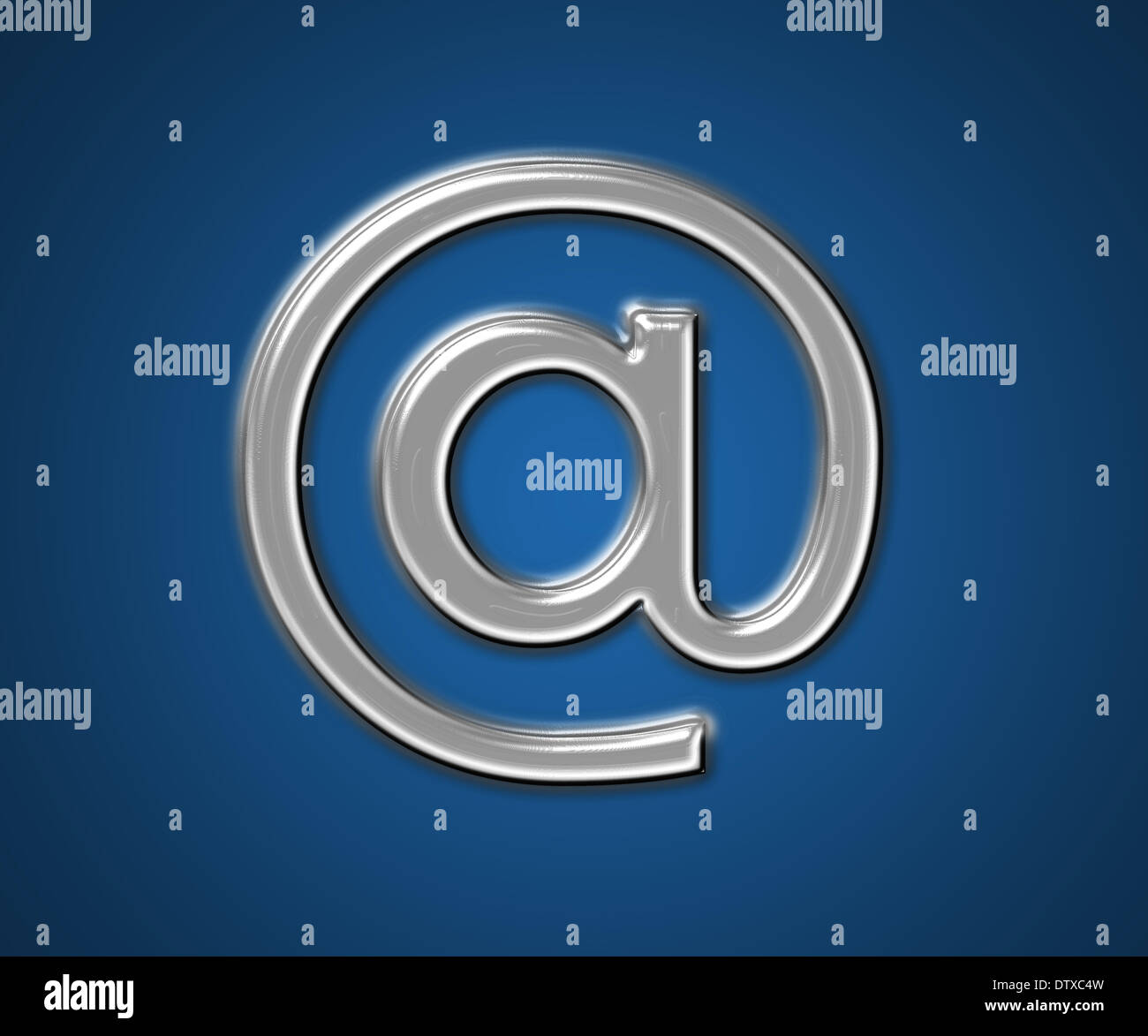 Email at symbol Stock Photo - Alamy