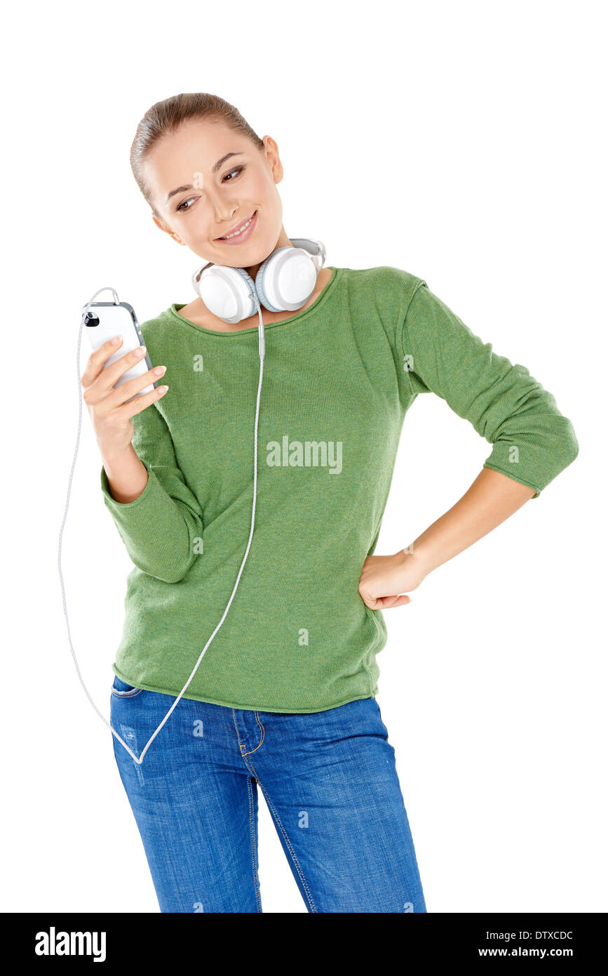 Choosing music hi-res stock photography and images - Alamy