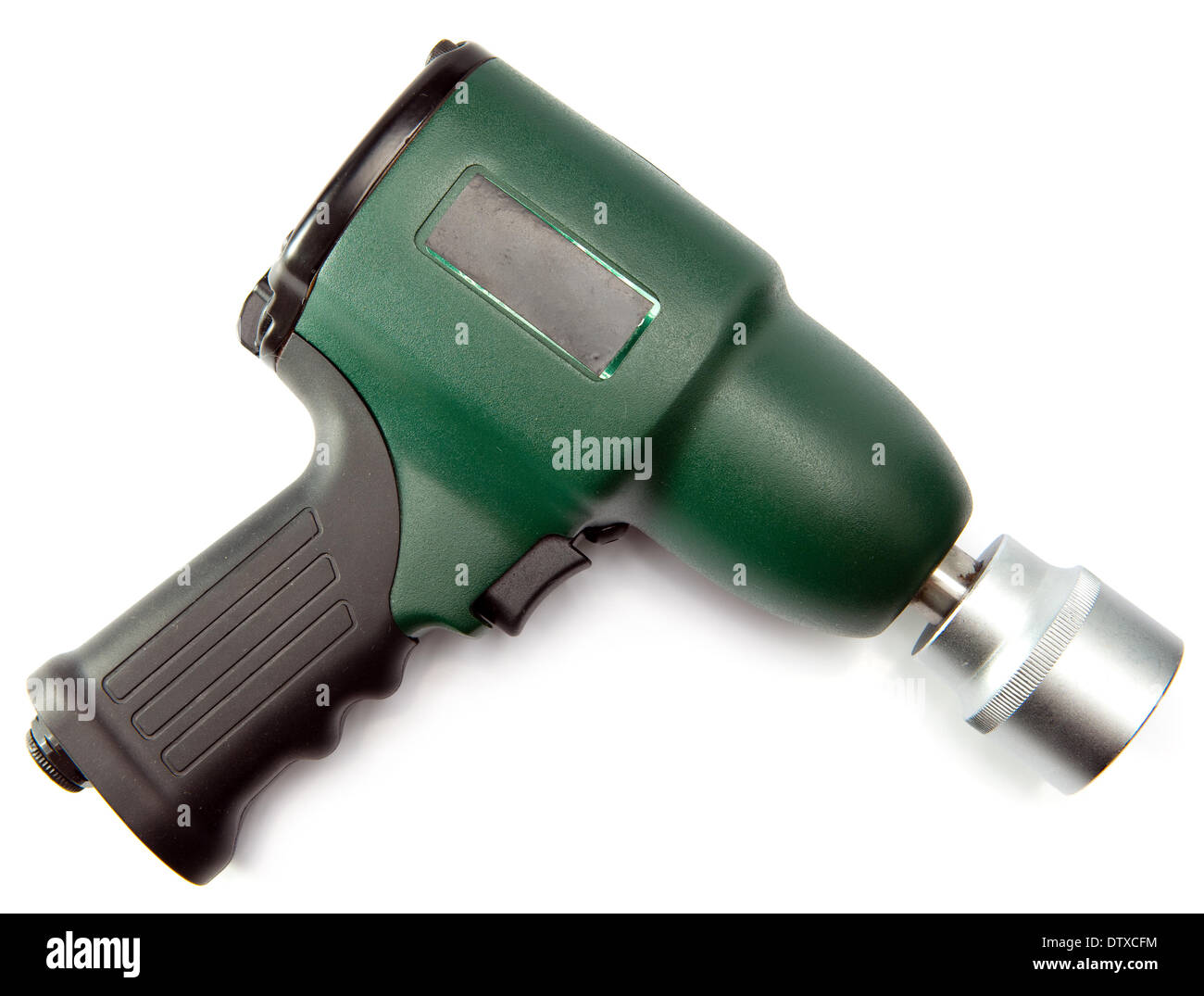 air impact wrench on white background Stock Photo - Alamy