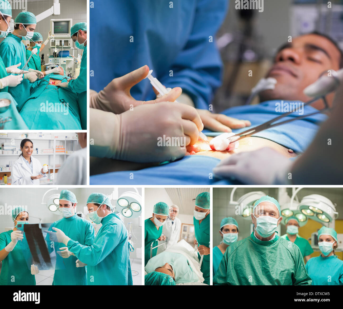 Medical montage hi-res stock photography and images - Alamy