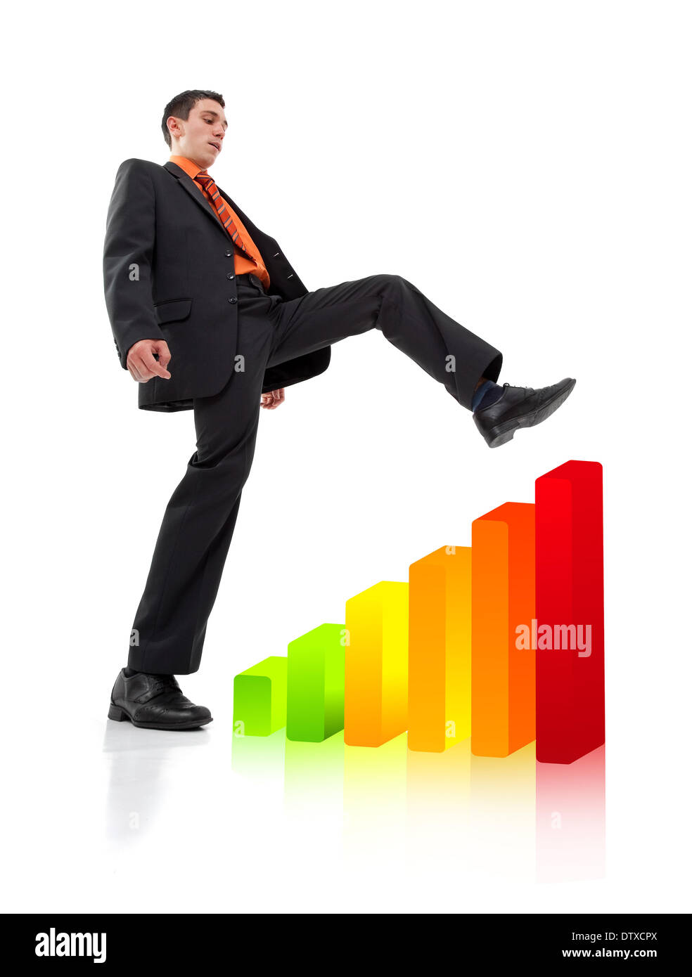 Number shape climb hi-res stock photography and images - Alamy