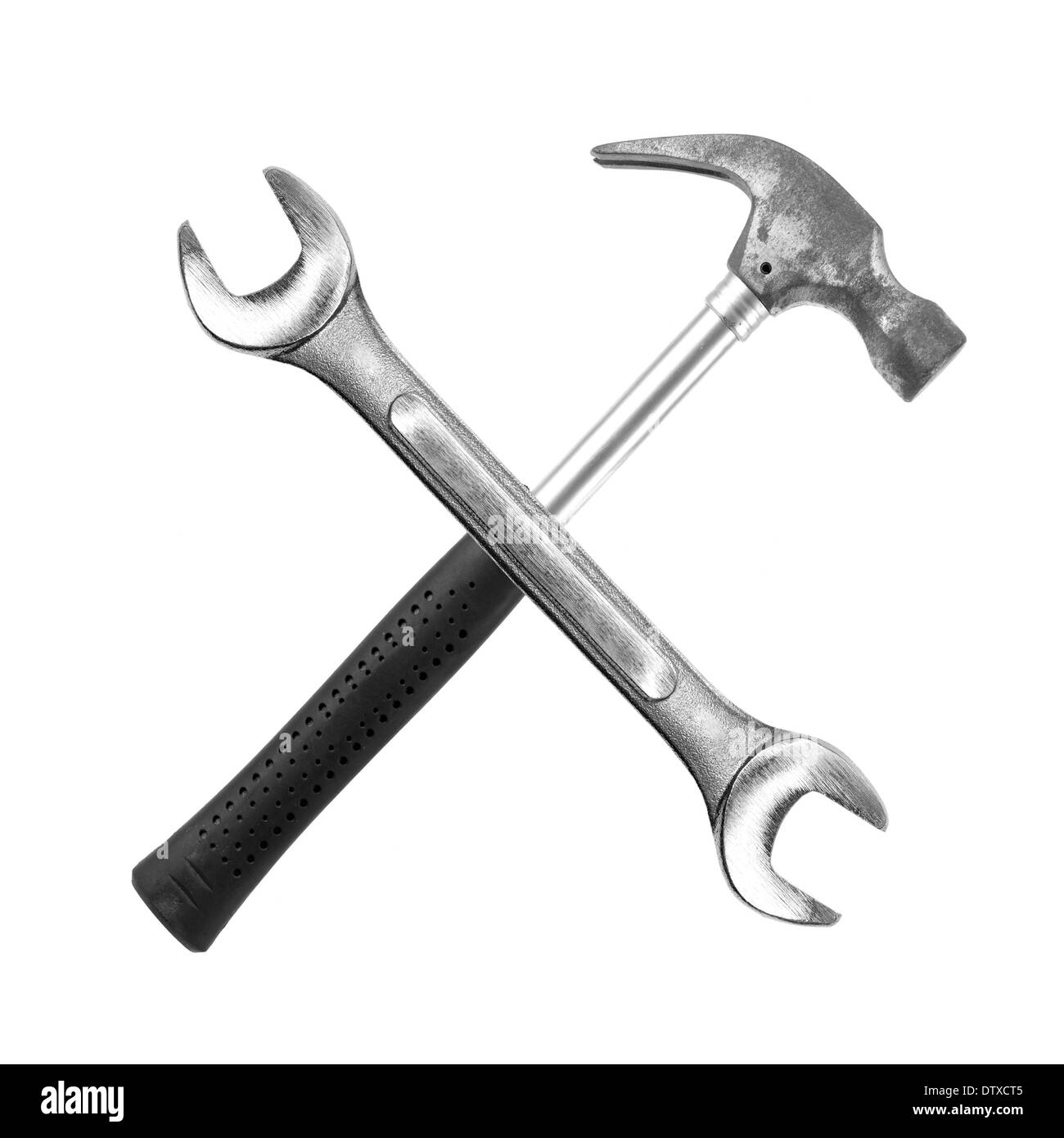 Banner under construction danger Black and White Stock Photos & Images ...