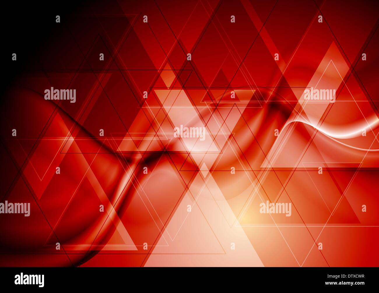 Abstract technology background with waves Stock Photo - Alamy