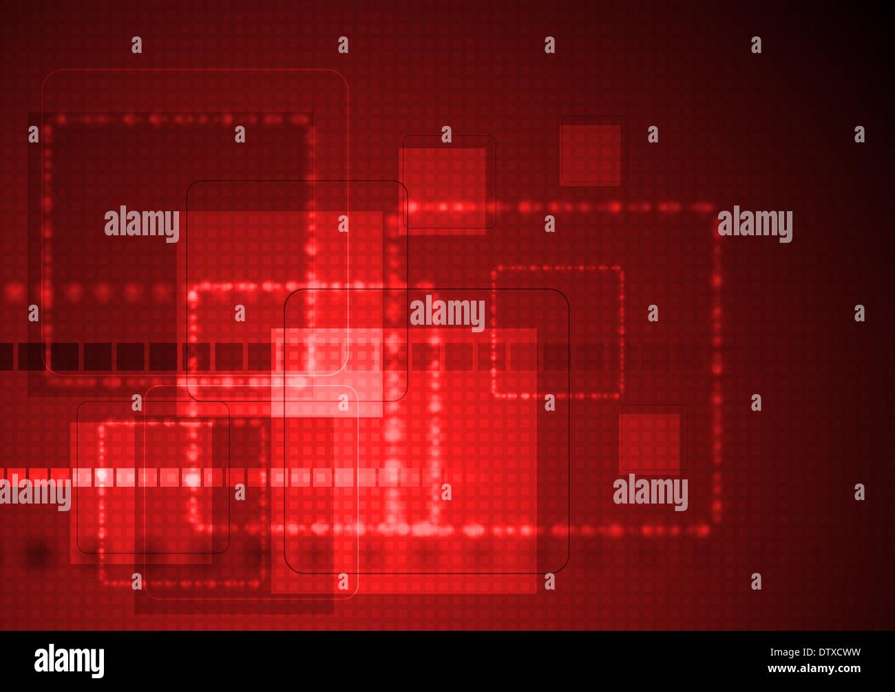 Bright red technology background Stock Photo - Alamy