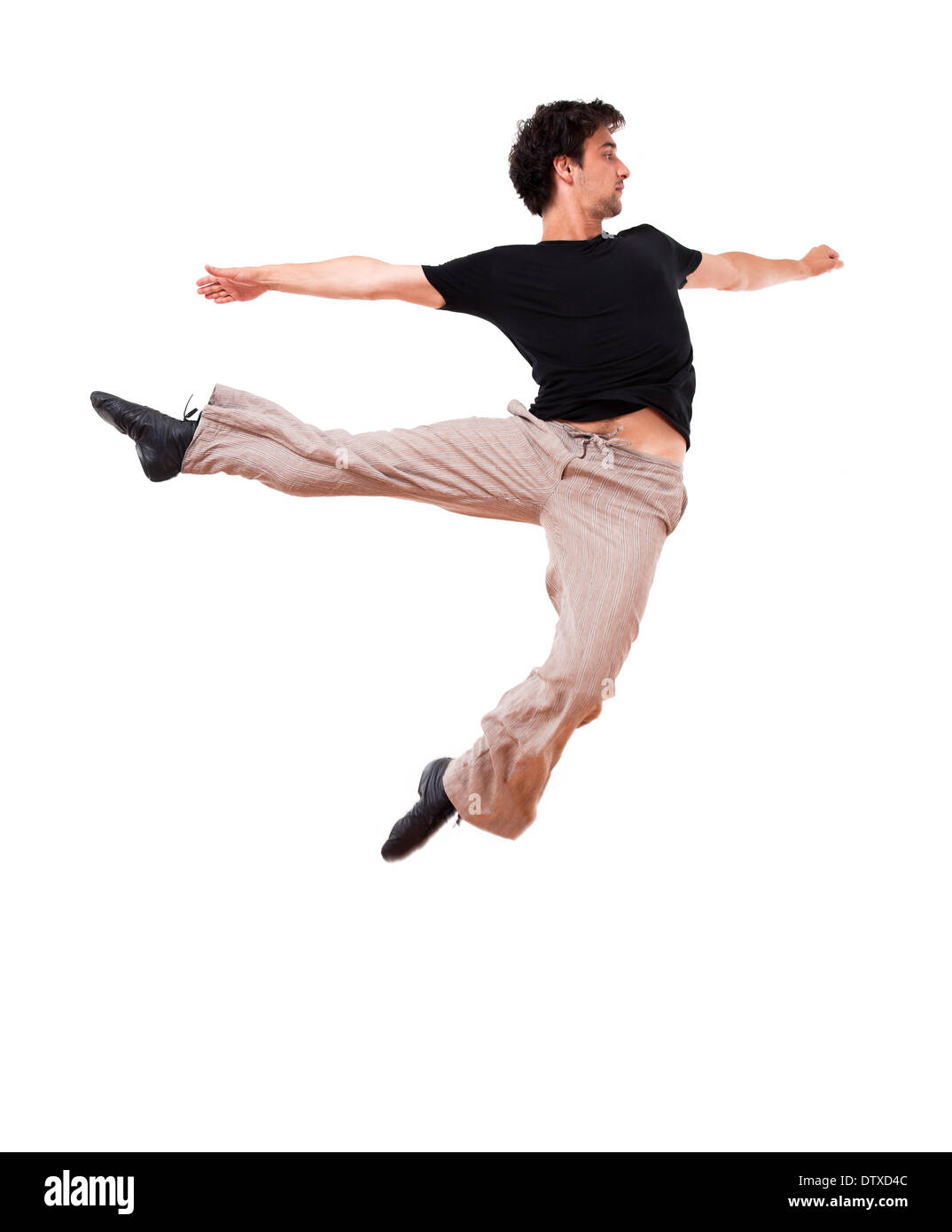 In motion jump 3 Stock Photo - Alamy