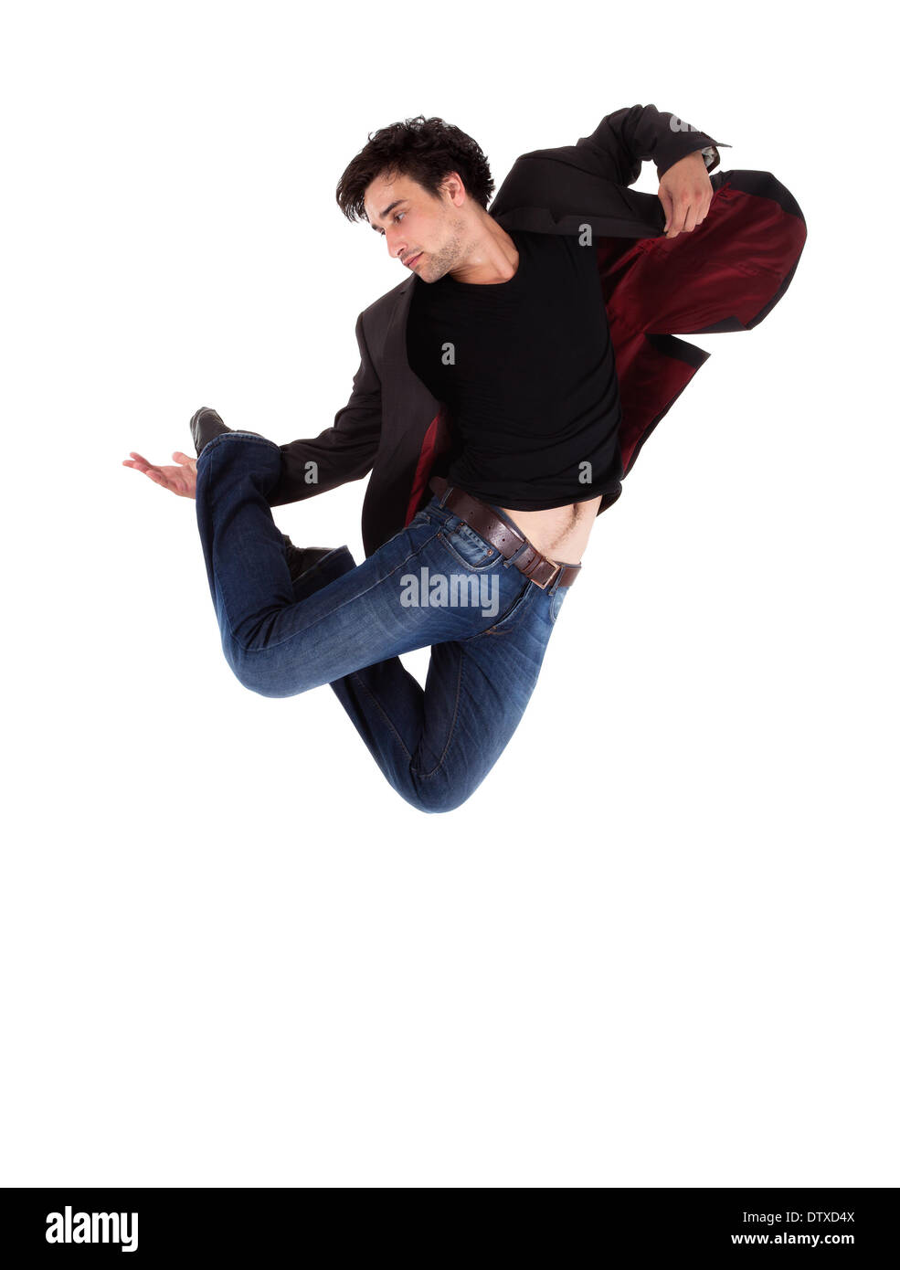 In motion jump 1 Stock Photo - Alamy