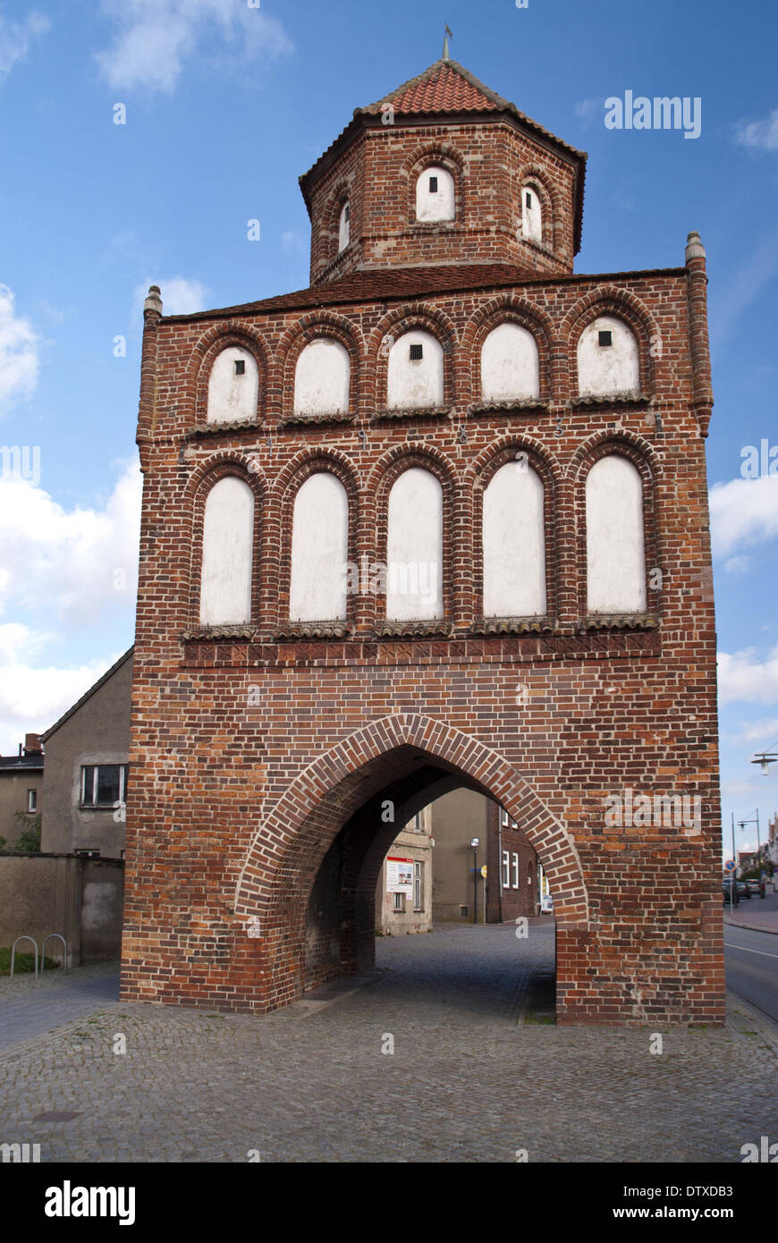 Gate in Ribnitz-Damgarten Stock Photo - Alamy