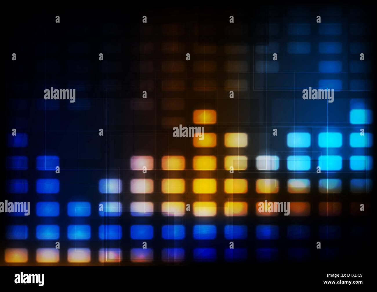 Colourful glowing tech background Stock Photo - Alamy