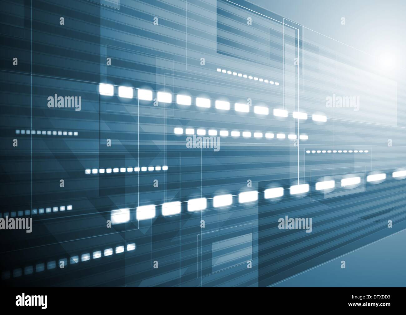 Dark blue tech motion background Stock Photo - Alamy