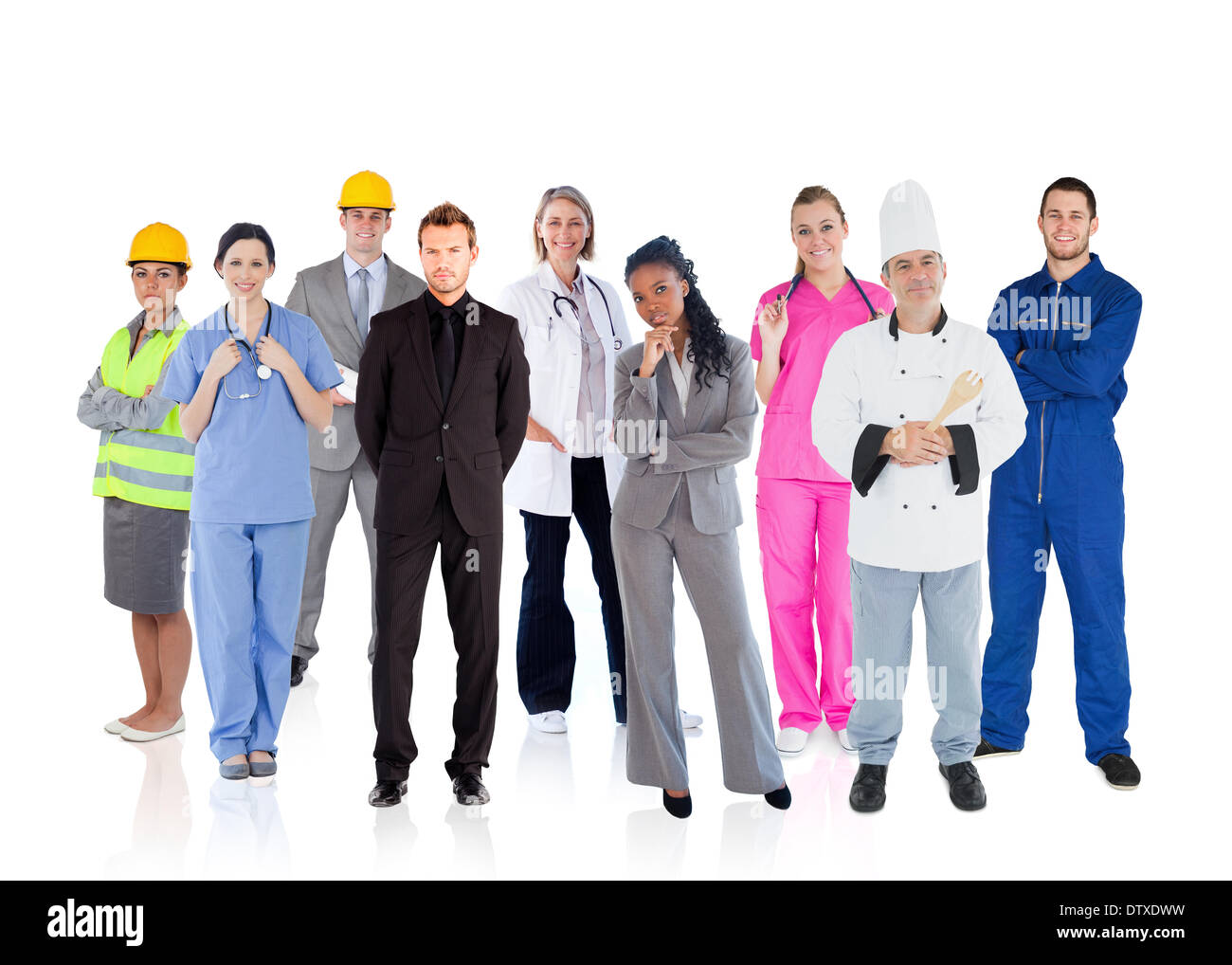 Variety of careers Stock Photo - Alamy