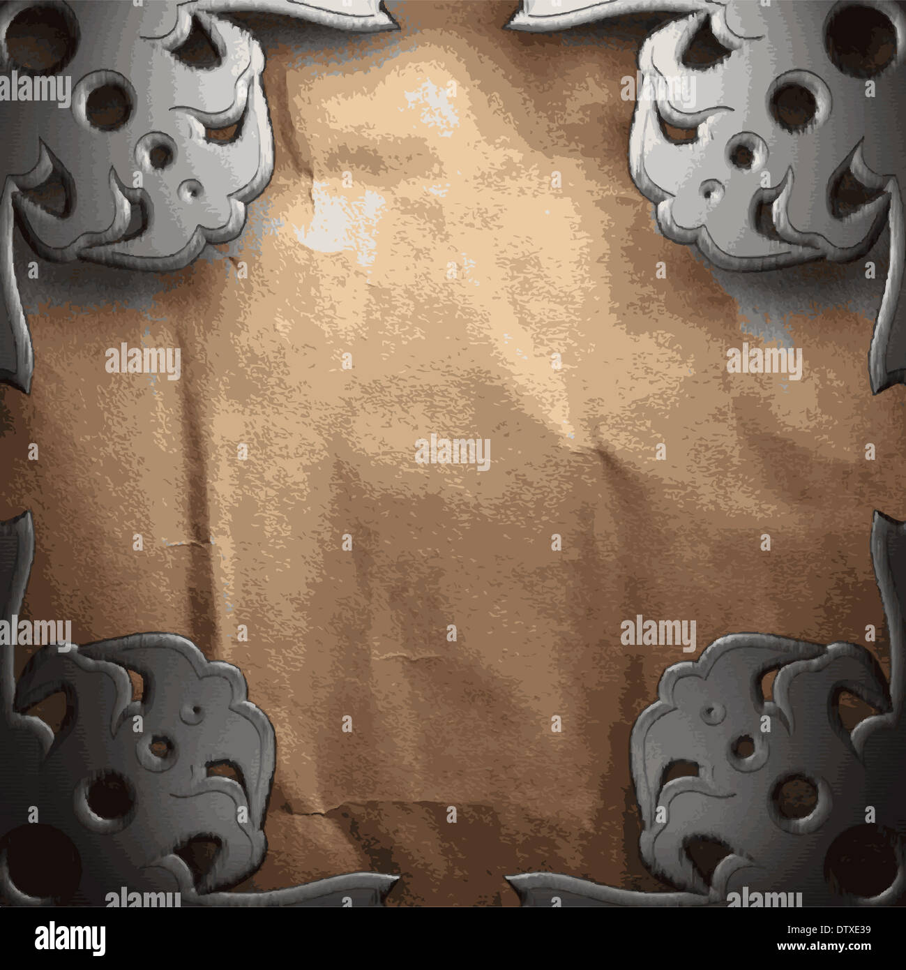 metal and paper background Stock Photo - Alamy