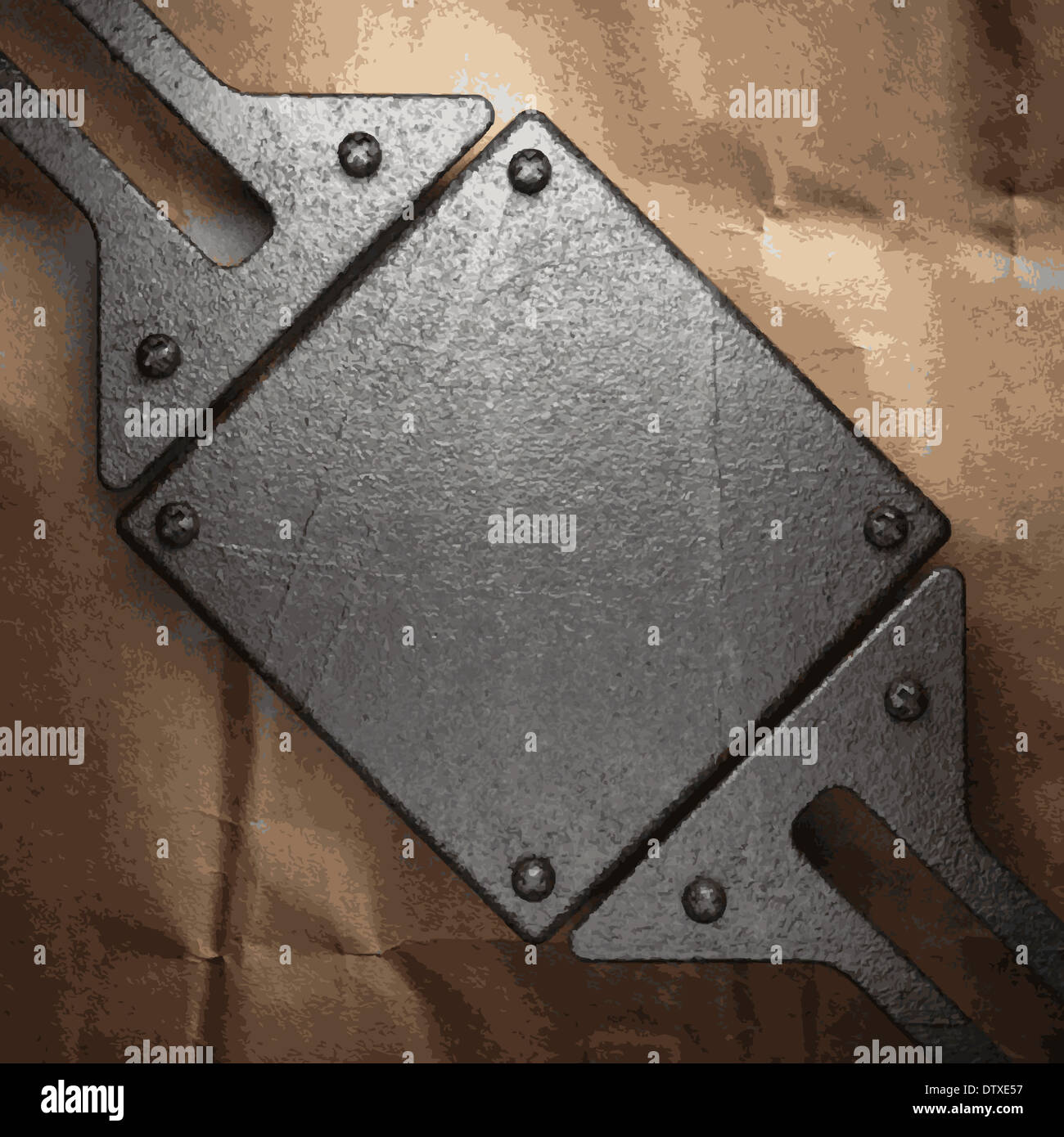 metal and paper background Stock Photo - Alamy