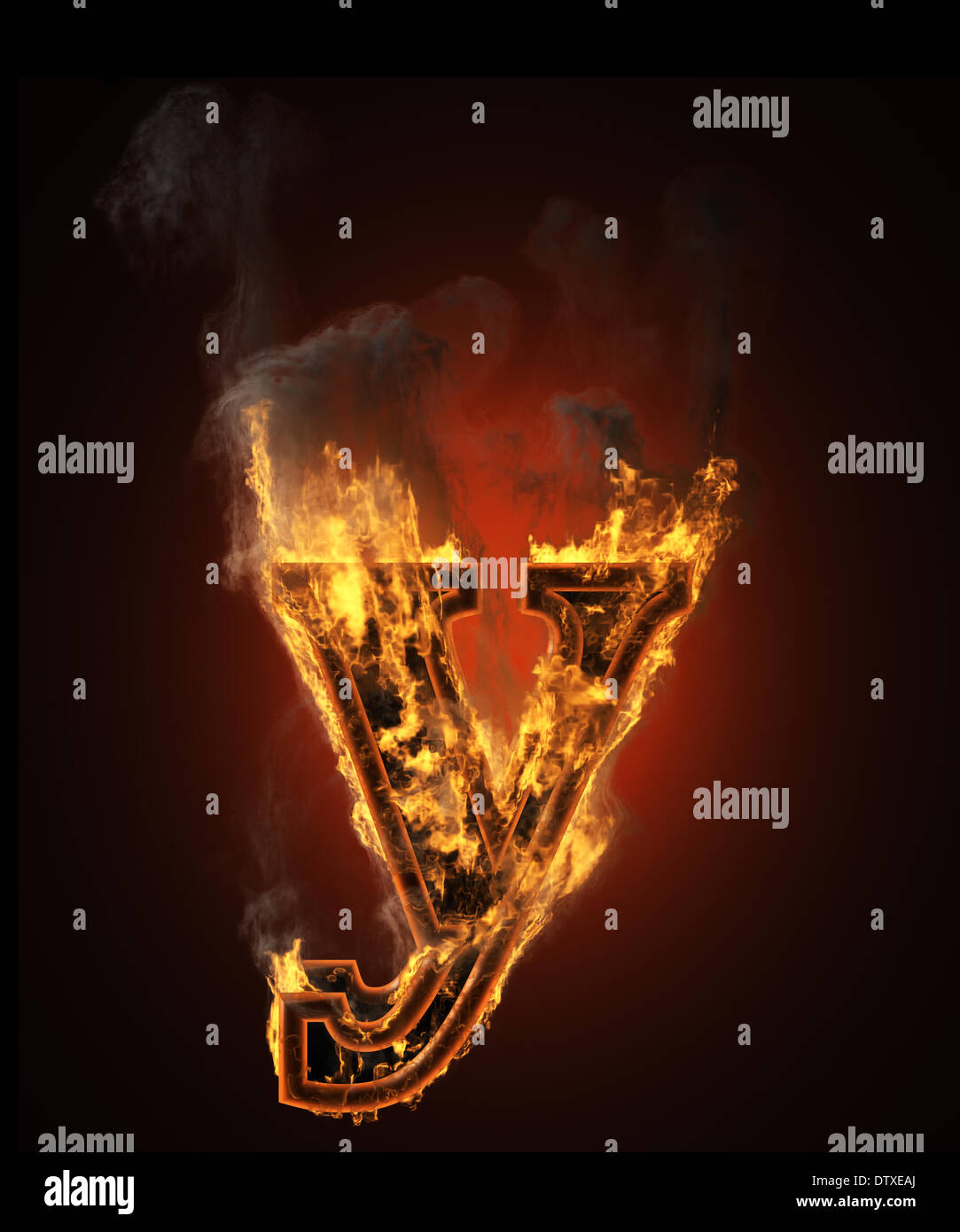 Burning alphabet hi-res stock photography and images - Alamy