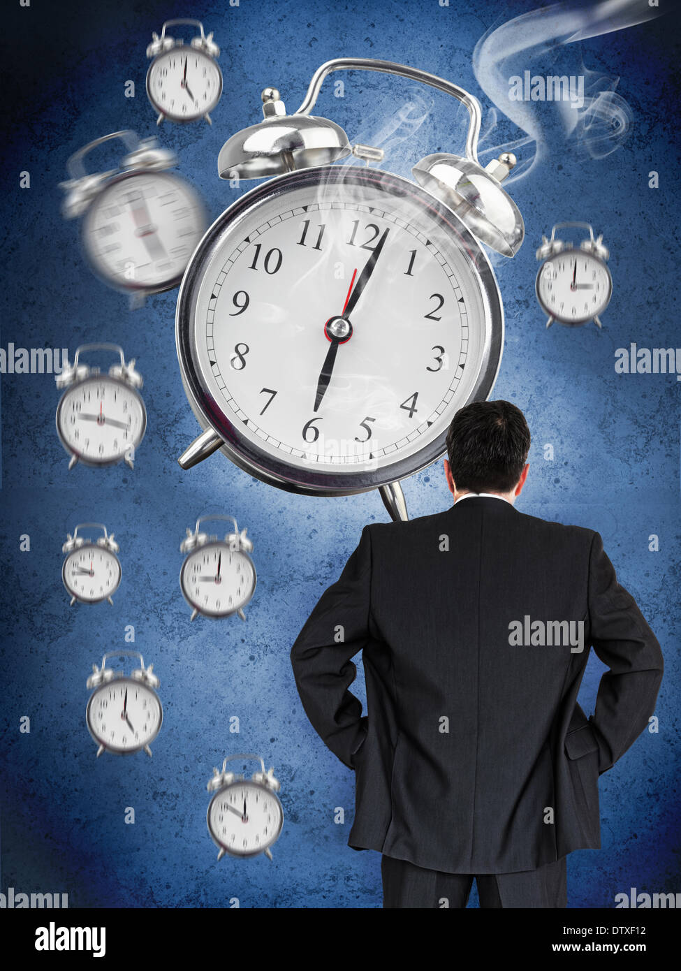3d alarm clock wall hi-res stock photography and images - Alamy