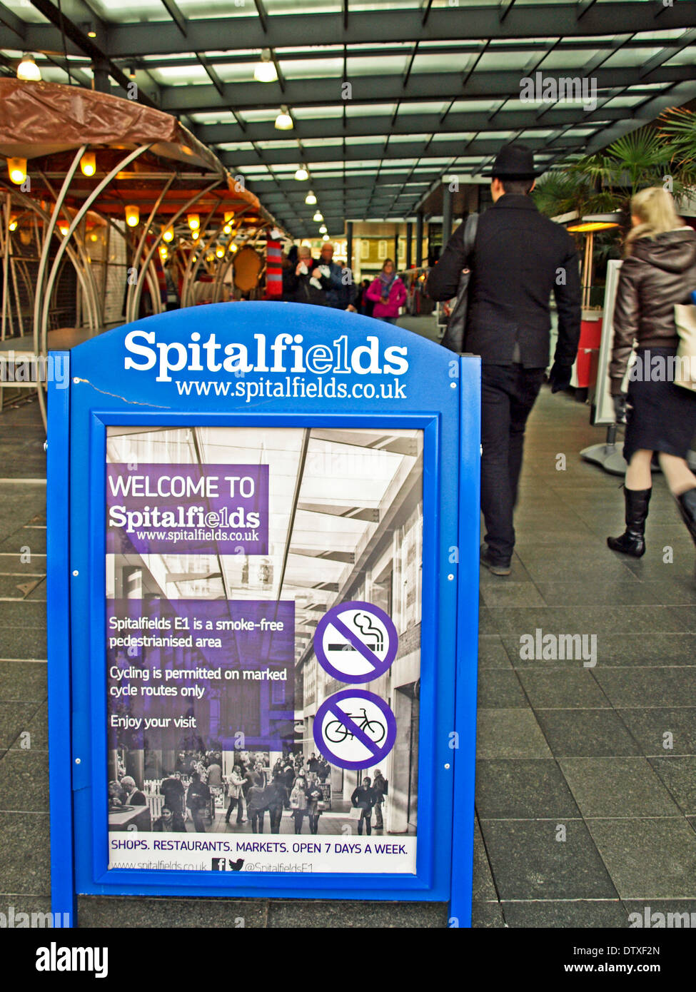 Spitalfields sign hi-res stock photography and images - Alamy
