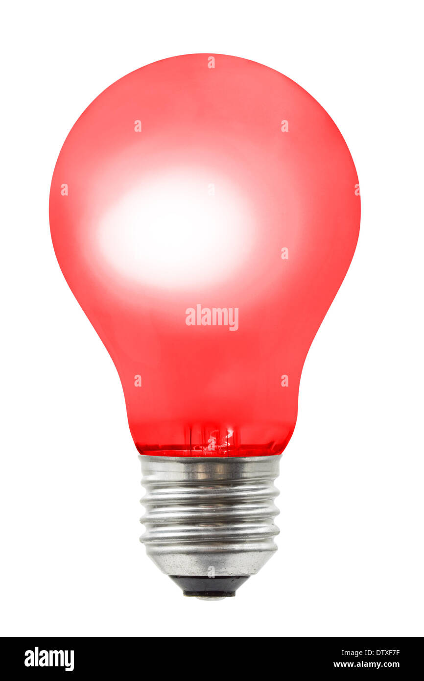Red lighting lamp Stock Photo - Alamy