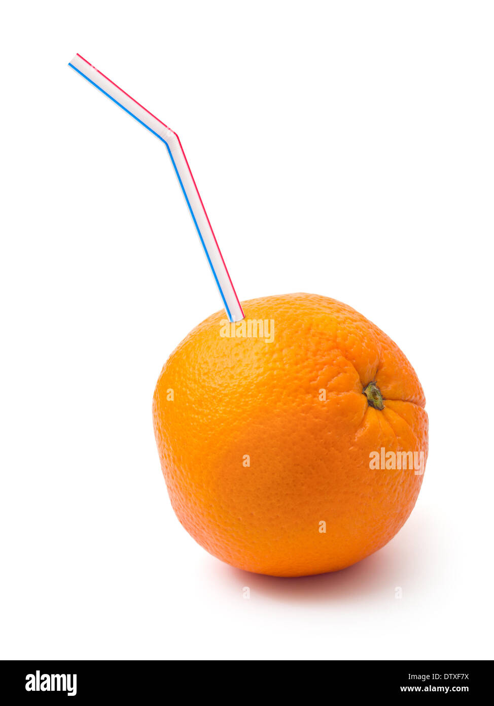 Orange fruit and sipper Stock Photo - Alamy