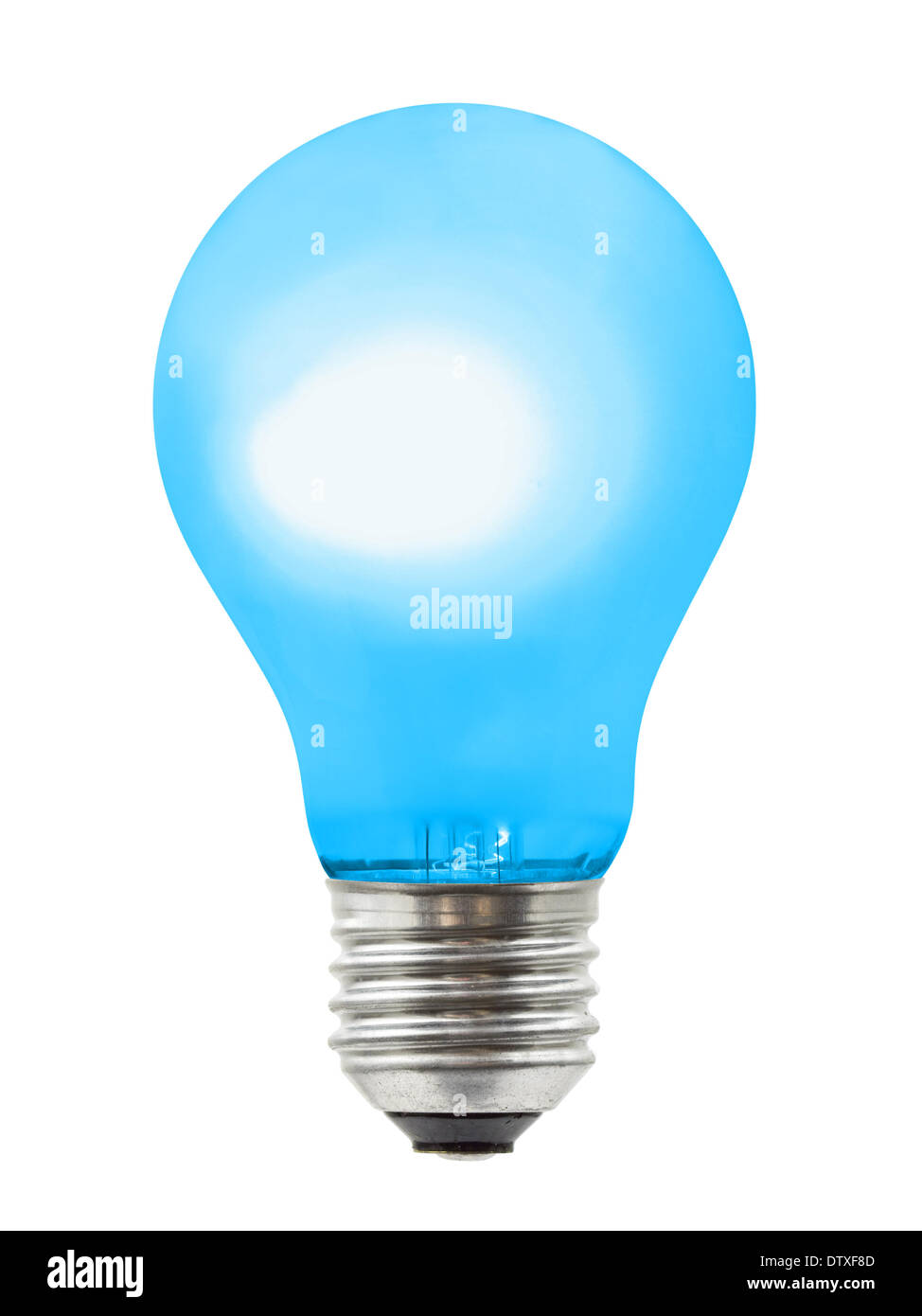 Blue lighting lamp Stock Photo - Alamy