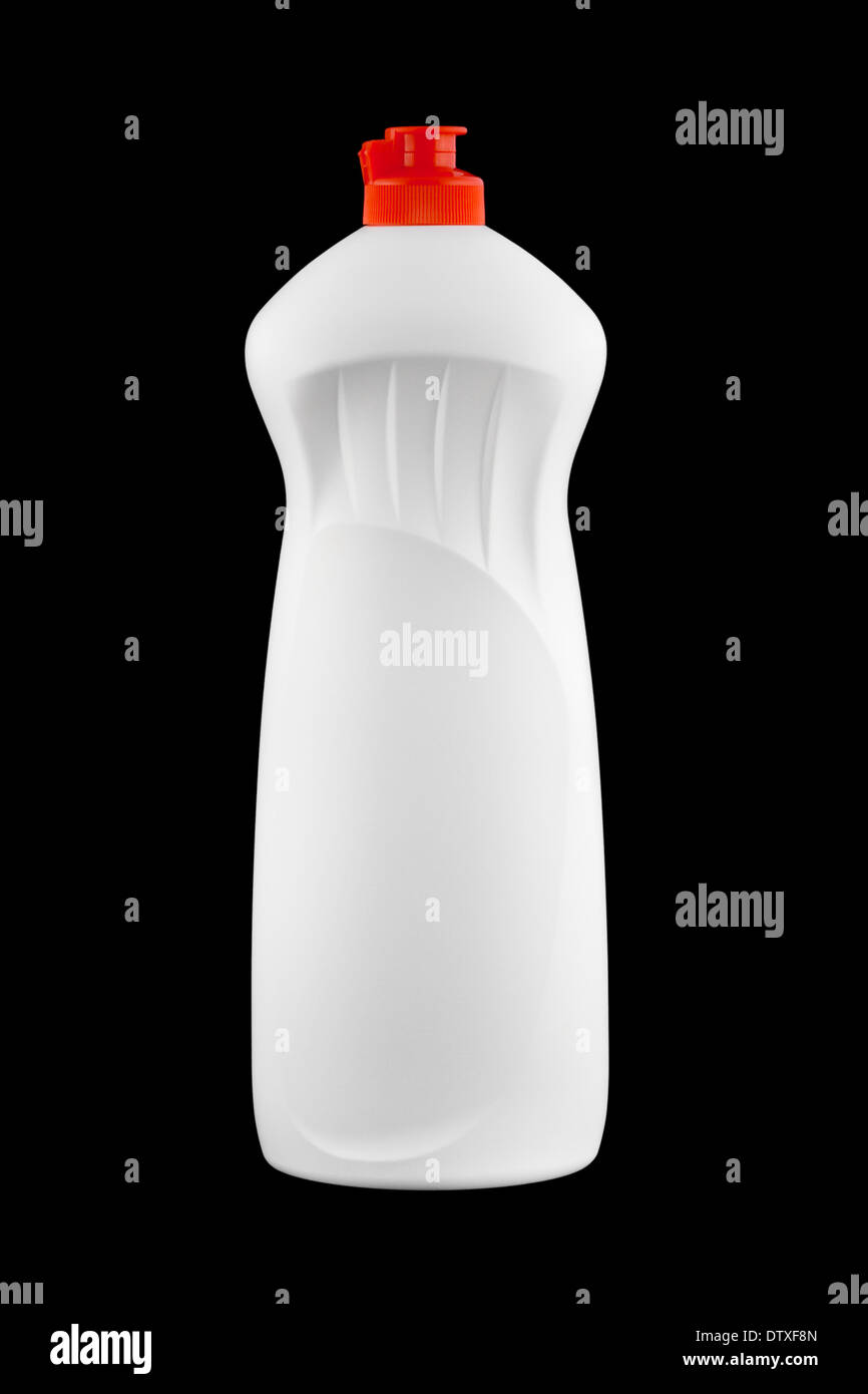 White plastic bottle Stock Photo - Alamy