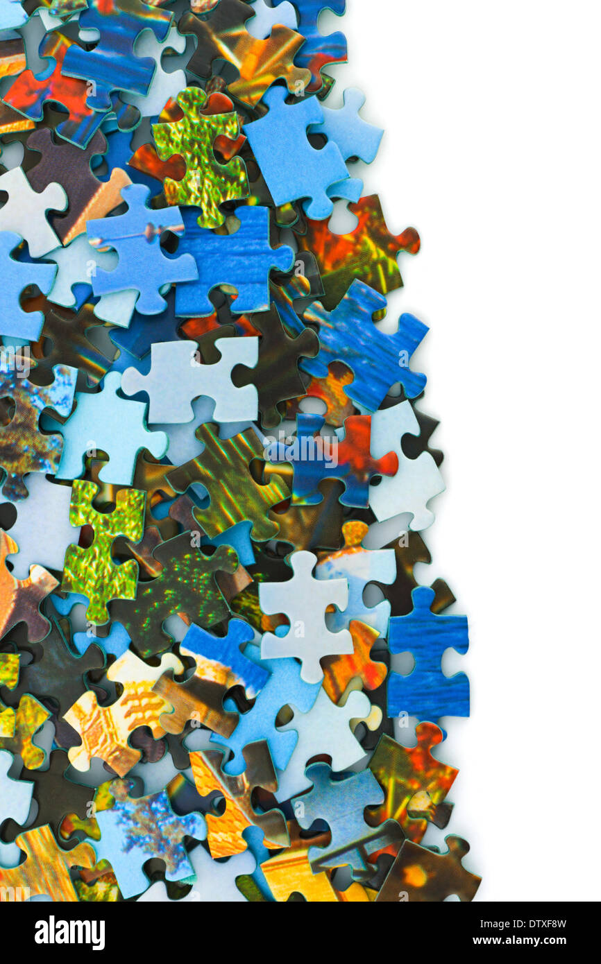 Pieces of puzzle Stock Photo - Alamy