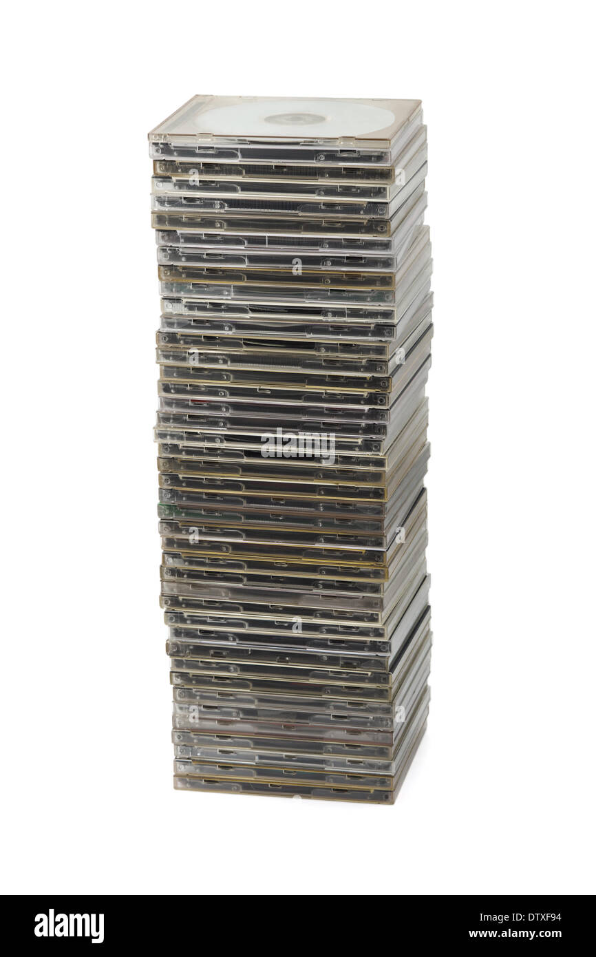Stack of computer disks Stock Photo - Alamy