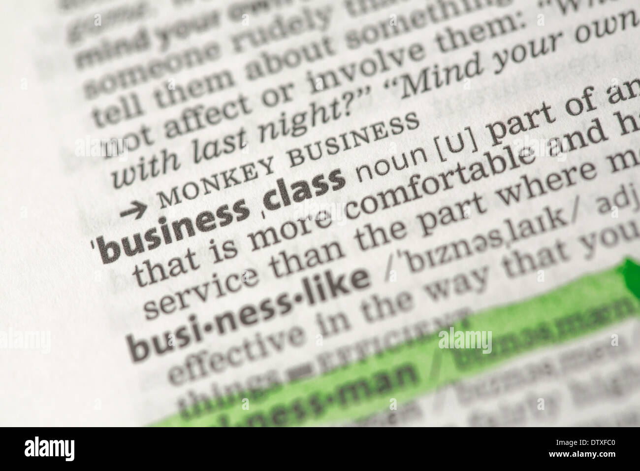 Businessman dictionary definition hi-res stock photography and images ...