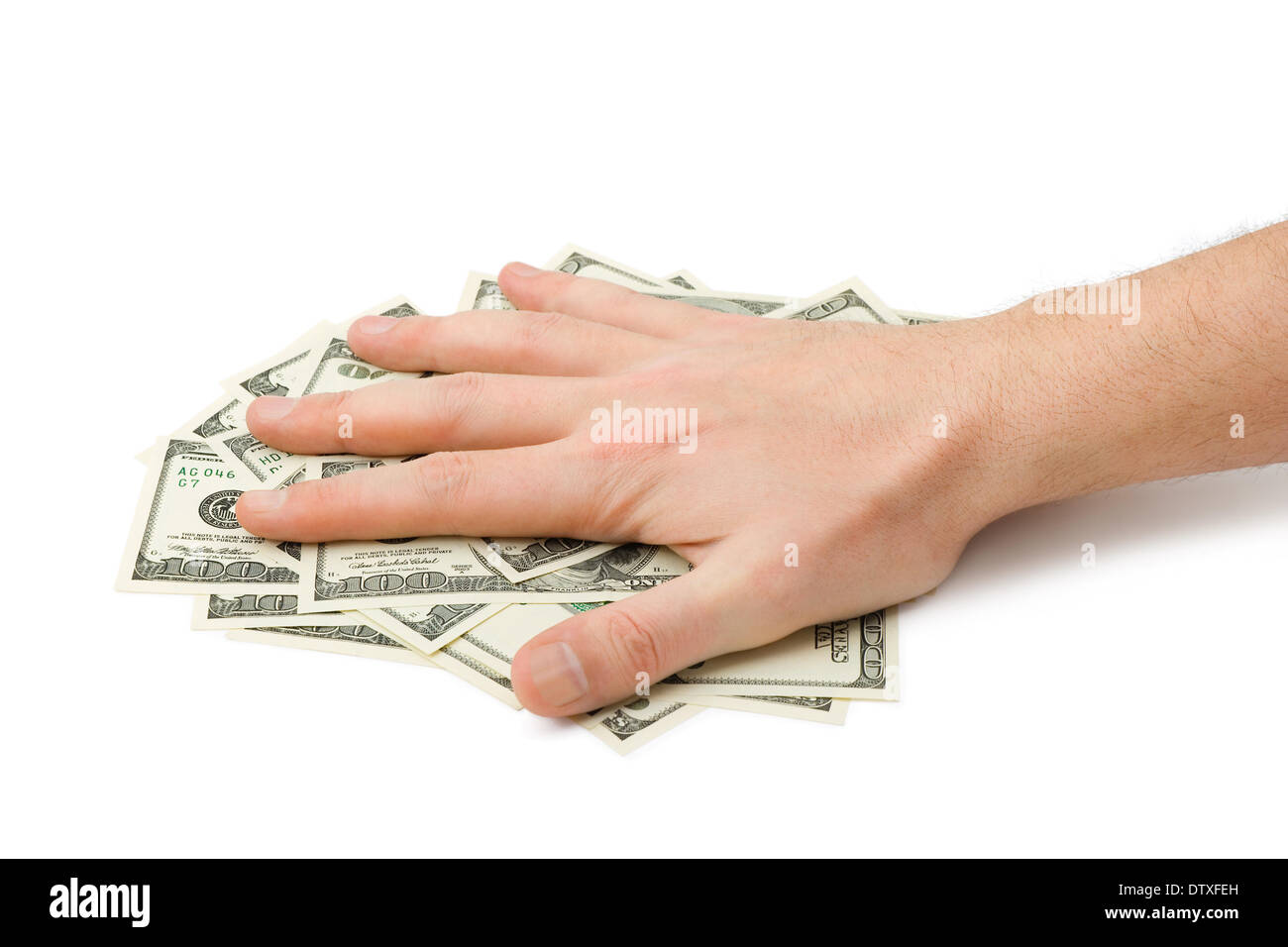 Hand and money Stock Photo - Alamy