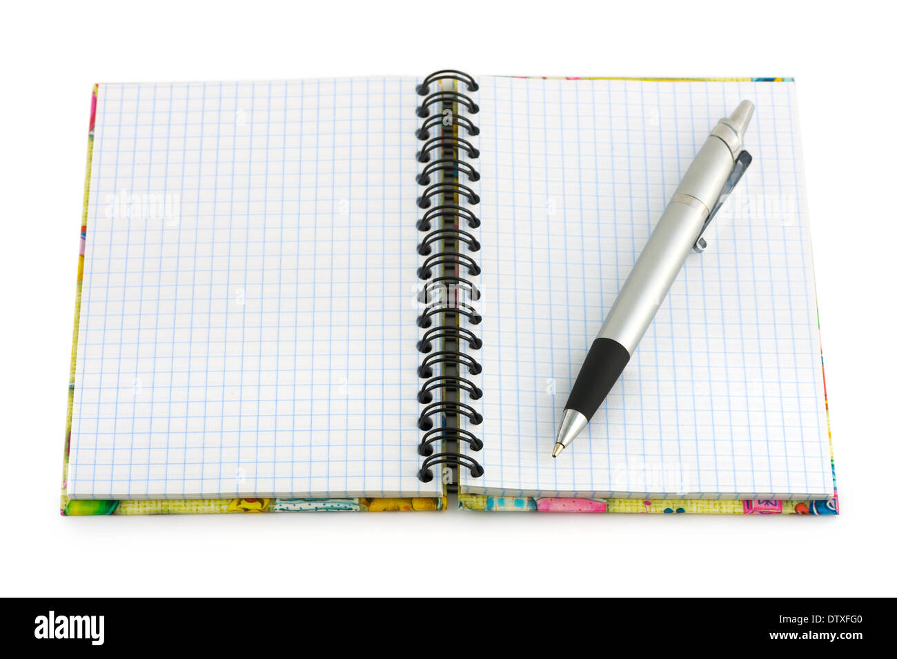 Pen and note pad Stock Photo - Alamy