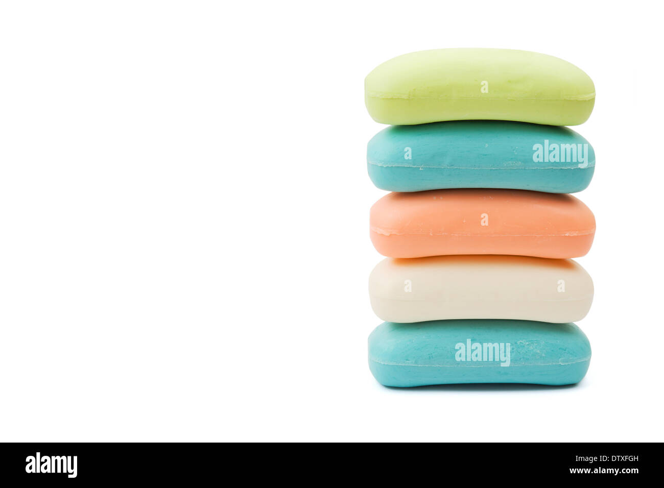 Stack of soap Stock Photo - Alamy