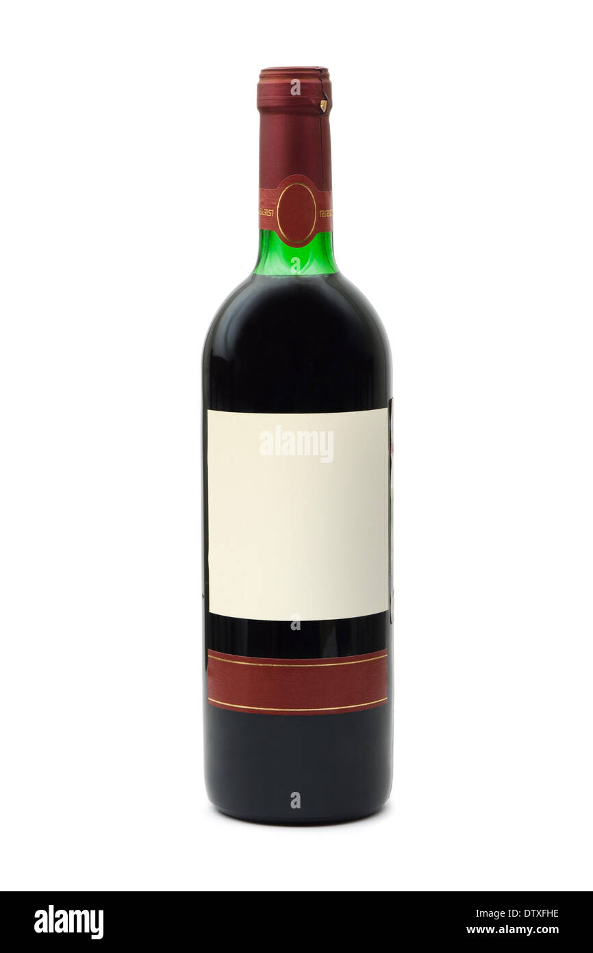 Empty champagne bottle label on black hi-res stock photography and ...