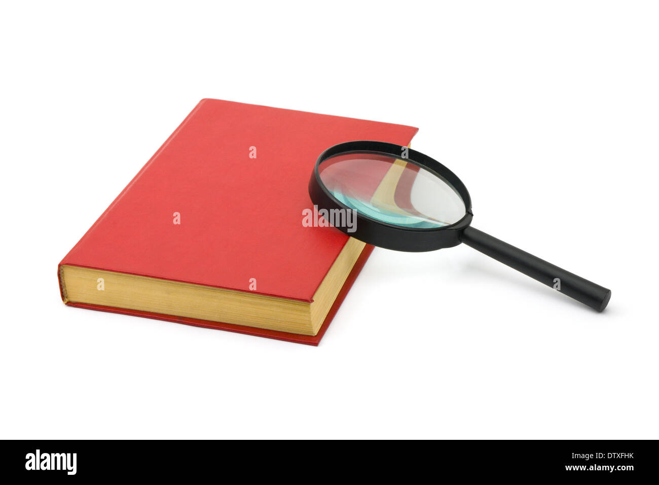 Book magnifying glass concept education Cut Out Stock Images & Pictures ...
