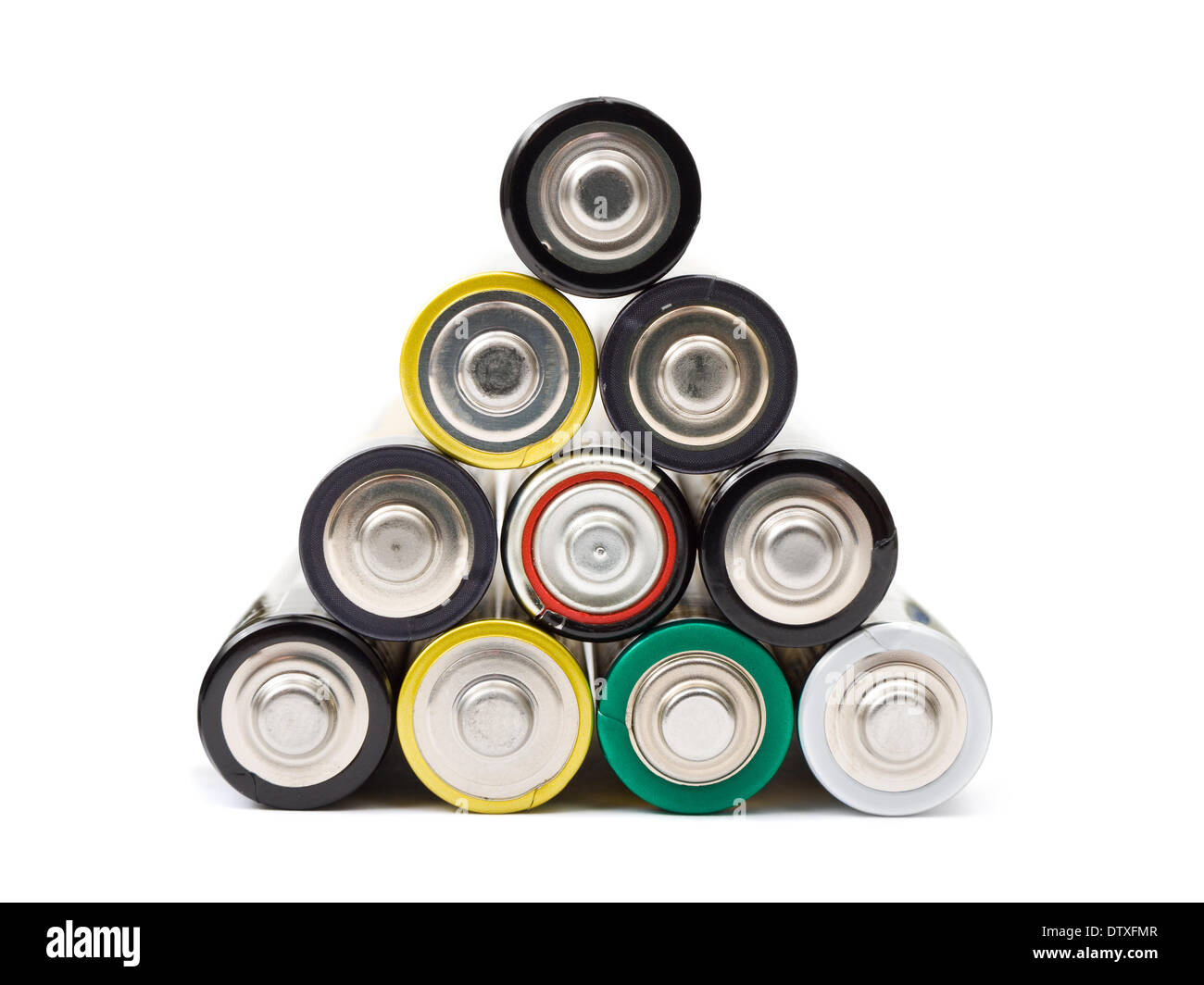 Stack of battery Stock Photo - Alamy