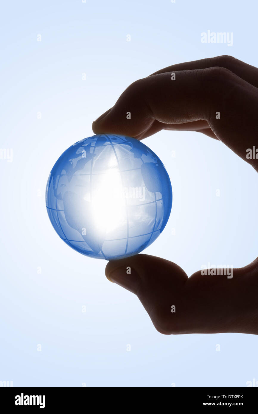 Hand sun blue sky Cut Out Stock Images & Pictures - Alamy