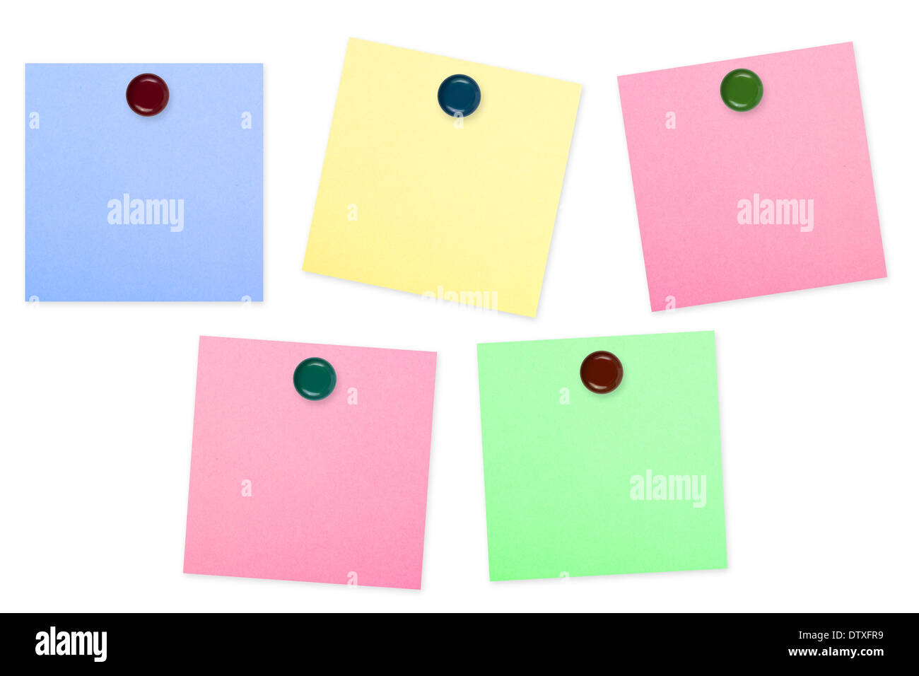 Colorful note paper Stock Photo - Alamy