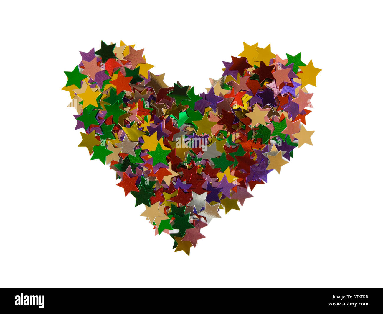 Heart shape stars Stock Photo - Alamy