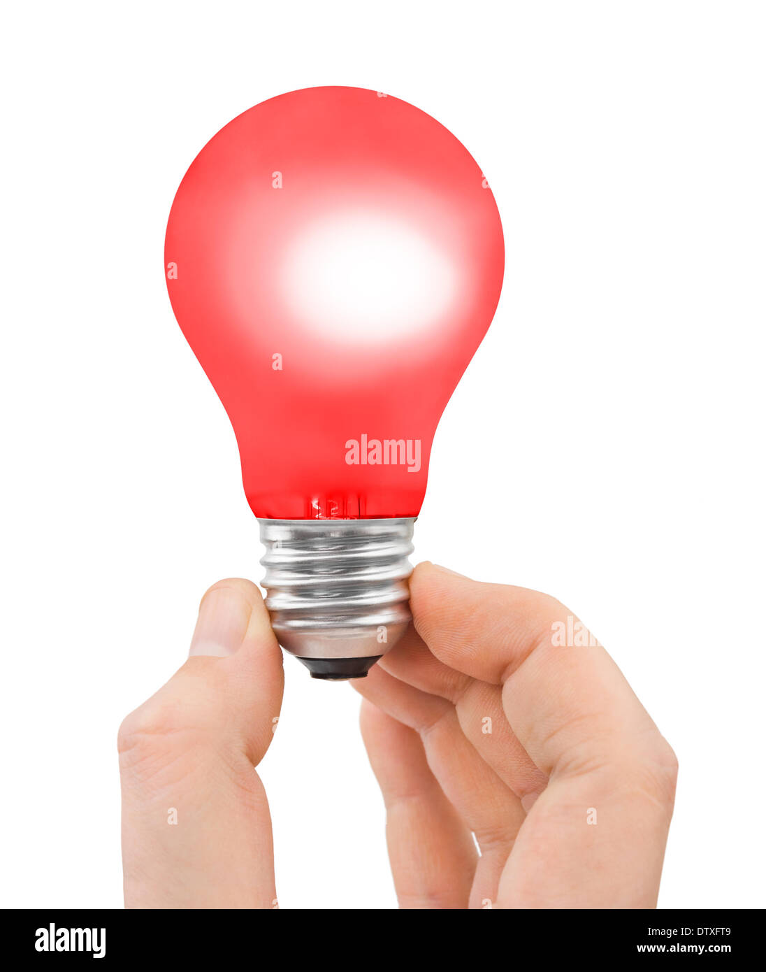 Red light bulb man Cut Out Stock Images & Pictures - Alamy
