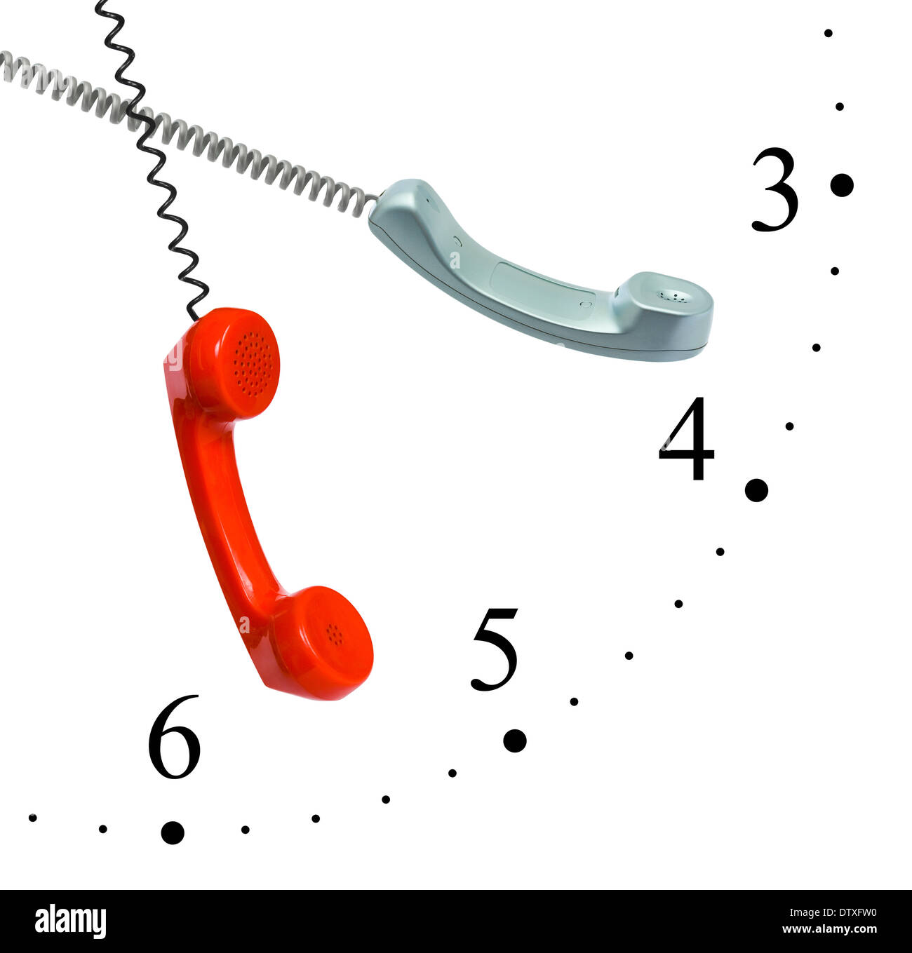 Retro mobile phones Cut Out Stock Images & Pictures - Alamy